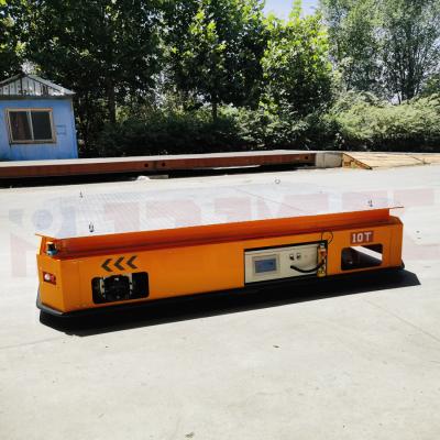 China Heavy Duty  10T Die Battery Operated Trackless Transfer Cart zu verkaufen