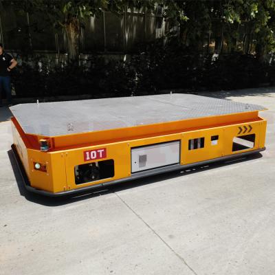 China Heavy Duty  10T Die Battery Operated Trackless Transfer Cart zu verkaufen