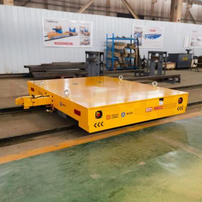 China Heavy Duty 50 Tons Battery Powered Rail Transport Cart Electric Tractor zu verkaufen