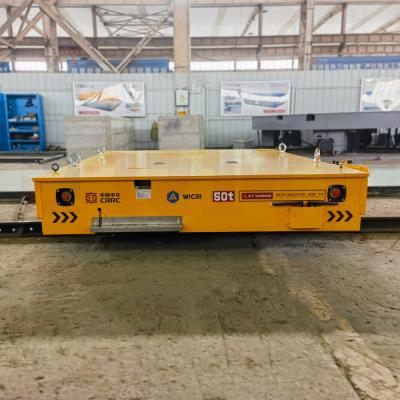 China Heavy Duty 50 Tons Battery Powered Rail Transport Cart Electric Tractor zu verkaufen