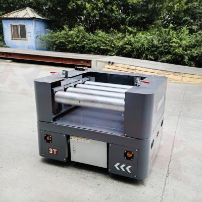 China Customized Trackless Transfer Cart With Roller Design For Mold Handling à venda