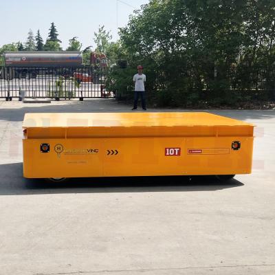 Cina Industrial Heavy-Duty Electric Trackless Transport Cart 10 Tons Transfer Cart in vendita