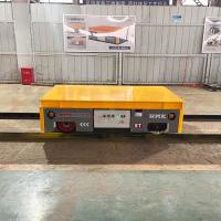 China Industrial Heavy Load Remote Control 6 Tons Material Rail Transfer Cart for sale