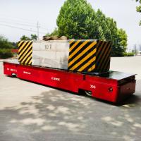 China 10 Tons Trackless Electric Transfer Cart for sale