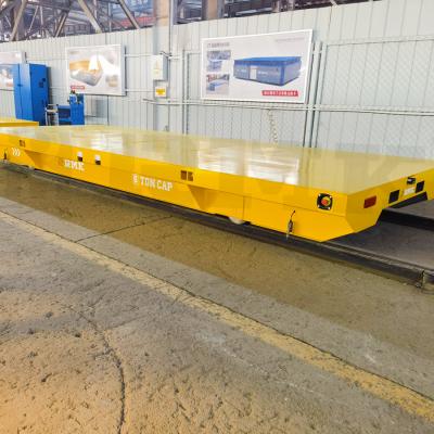 China Heavy Load Remote Control 5 Tons Steel Billet Battery Transfer Cart Te koop