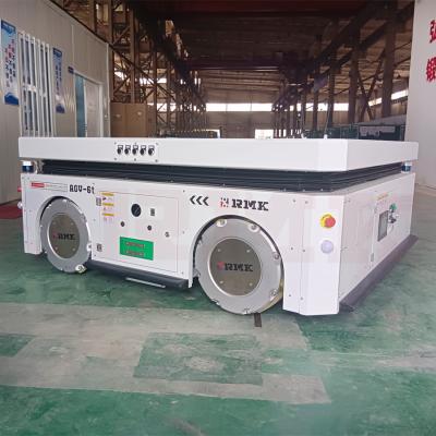 中国 Hybrid Navigation AGV Automated Handling Cart Omnidirectional Mobile Transfer Cart 販売のため