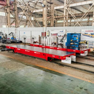 中国 Rail Transfer Cart Industrial Handling And Transportation Equipment Heavy Load Rail Trolley 販売のため