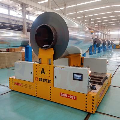 Cina Automated Electric Rail Transfer Cart Heavy Load Battery Rail Transfer Trolley in vendita