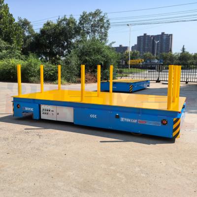 Cina Steel Pipe Transportation Frame Transfer Cart Electric Battery Trackless Transfer Cart in vendita