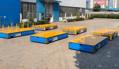 Cina Steel Pipe Transportation Frame Transfer Cart Electric Battery Trackless Transfer Cart in vendita