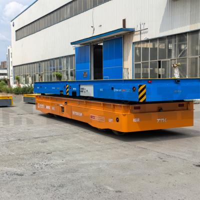 Cina Heavy Load 40 Tons Omni-directional Steel Structure Transfer Cart in vendita