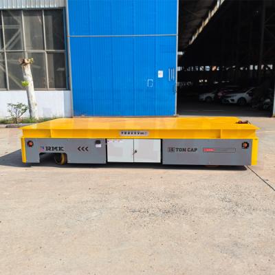 Китай Heavy Duty 15 Tons Steel Plate Battery Powered Remote Controlled Transfer Cart продается