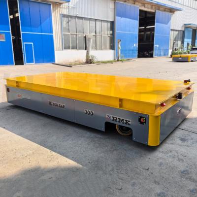 中国 Heavy Duty 15 Tons Steel Plate Battery Powered Remote Controlled Transfer Cart 販売のため