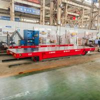 China 10 Tons Trackless Electric Transfer Cart  For Material Handling for sale