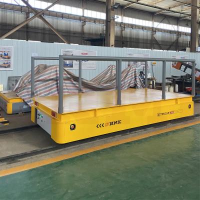 Cina Pesante 10 tonnellate a controllo remoto tubo di acciaio batteria carrello di trasferimento ferroviario in vendita