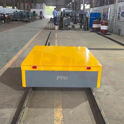 Cina Pesante 6 tonnellate Customized Steel Pipe Battery Rail Transfer Cart in vendita