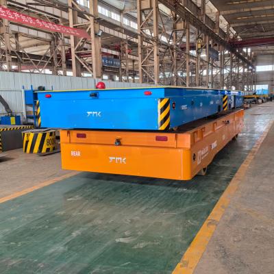 Китай Electrically Driven Industrial Transfer Cart 30 Ton Heavy Load Battery Transfer Cart продается
