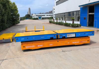 Китай 40 Tons Four Wheel Steer Omnidriectional Wheel Transfer Cart For Material Handing продается