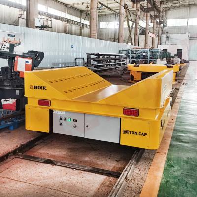 Cina Heavy Duty 20 Tons Steel Coil Remote Control Battery Rail Transport Cart in vendita
