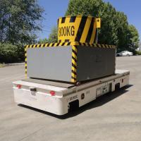 China Heavy Load 3 Tons PLC Remote Control Mold Electric Transfer Cart for sale