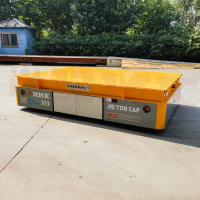 China Trackless Electric Transfer Carts Differential Steering Transfer Cart for sale