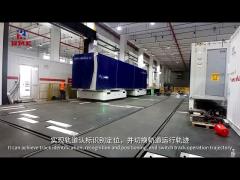 40 ton automatische RGV-traintransferkar met dubbele wagen