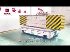 10 ton zwaar voertuig met omni-directionele overdrachtswagen laser + magnetische navigatie AGV