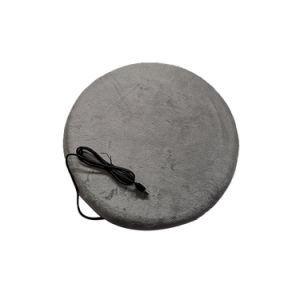 China Waterproof Comfortable USB 5V Round Electric Heated Seat Cushion for Computer Chair for sale
