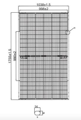 Cina 380W 385W Hjt Pannelli fotovoltaici bifacciali 390W 395W Modulo solare completamente nero in vendita