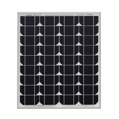China Factory  mini mono solar panel  50w kits with certificate for sale