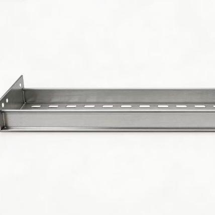 Quality HDG Galvanized Perforated Cable Tray Solid Bottom For IT Equipment Rooms Data for sale