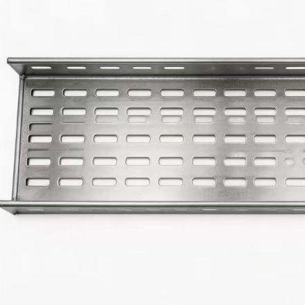 Quality HDG Galvanized Perforated Cable Tray Solid Bottom For IT Equipment Rooms Data for sale