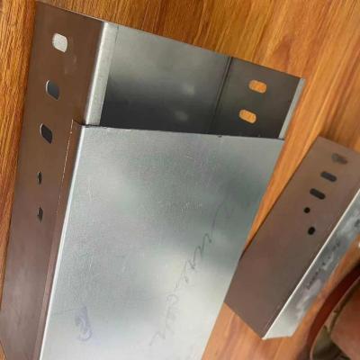China 50mm Galvanised Cable Tray Fire Resistance Hot Dip Cable Tray Trough for sale