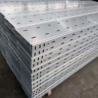 China Zinc Coating Galvanized Steel Cable Tray Solid Bottom / Trough for sale