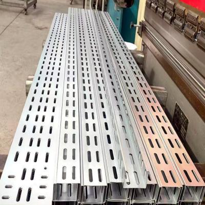 China HDG Galvanized Perforated Cable Tray 3.6 M/12 Ft for sale