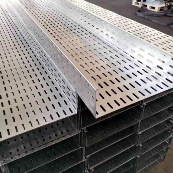 Quality HDG Galvanized Perforated Cable Tray 3.6 M/12 Ft for sale