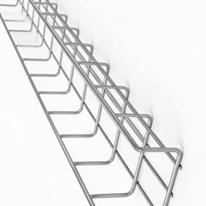 Quality Wire Mesh Cable Tray 200mm Cable Basket Snap Lock Design for sale