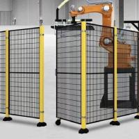 Quality Safety Fence For Machinery Robot Cells 0.5-2m Width for sale