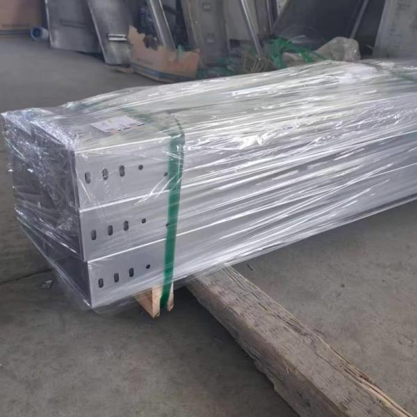 Quality OEM Heavy Duty 6 Inch Aluminium Cable Tray Perforated Type for sale