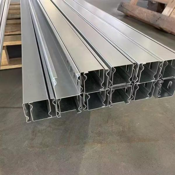 Quality OEM Heavy Duty 6 Inch Aluminium Cable Tray Perforated Type for sale