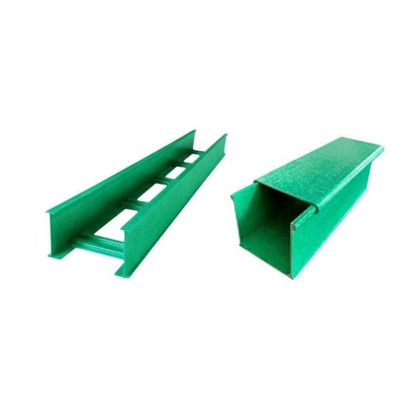 Quality Green 150mm X 75mm Frp Cable Tray With Cover for sale