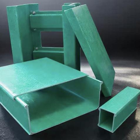 Quality Corrosion Proof 200mm X 100mm FRP Cable Support Tray With Protective Cover for sale