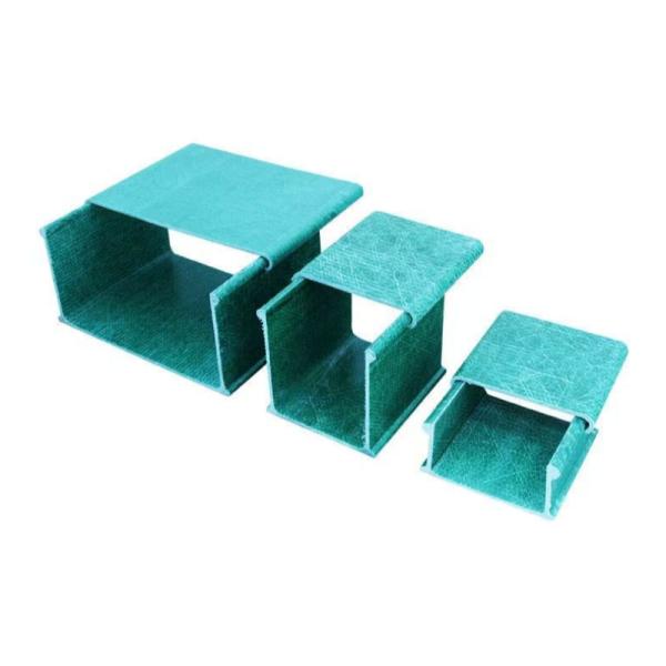 Quality Anti Corrosion 250 X 100mm Fibreglass Cable Tray For Chemical Plant for sale