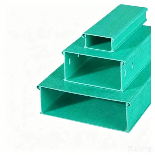 Quality Anti Corrosive Composite Fiberglass Cable Duct 800mm x 200mm For Industrial Wiring for sale