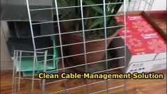 Wire mesh cable tray system