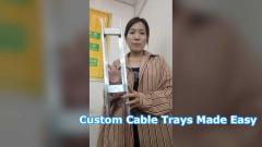cable ladder-make custom sizes and special coatings as you need