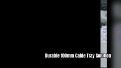 100mm GI Perforated Cable Tray Durable Compact Solution