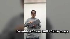 100mm through type cable tray introduction