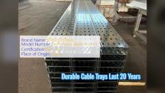 150mm GI Perforated Cable Tray Durable Heat Dissipation