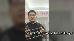 Wire mesh cable tray